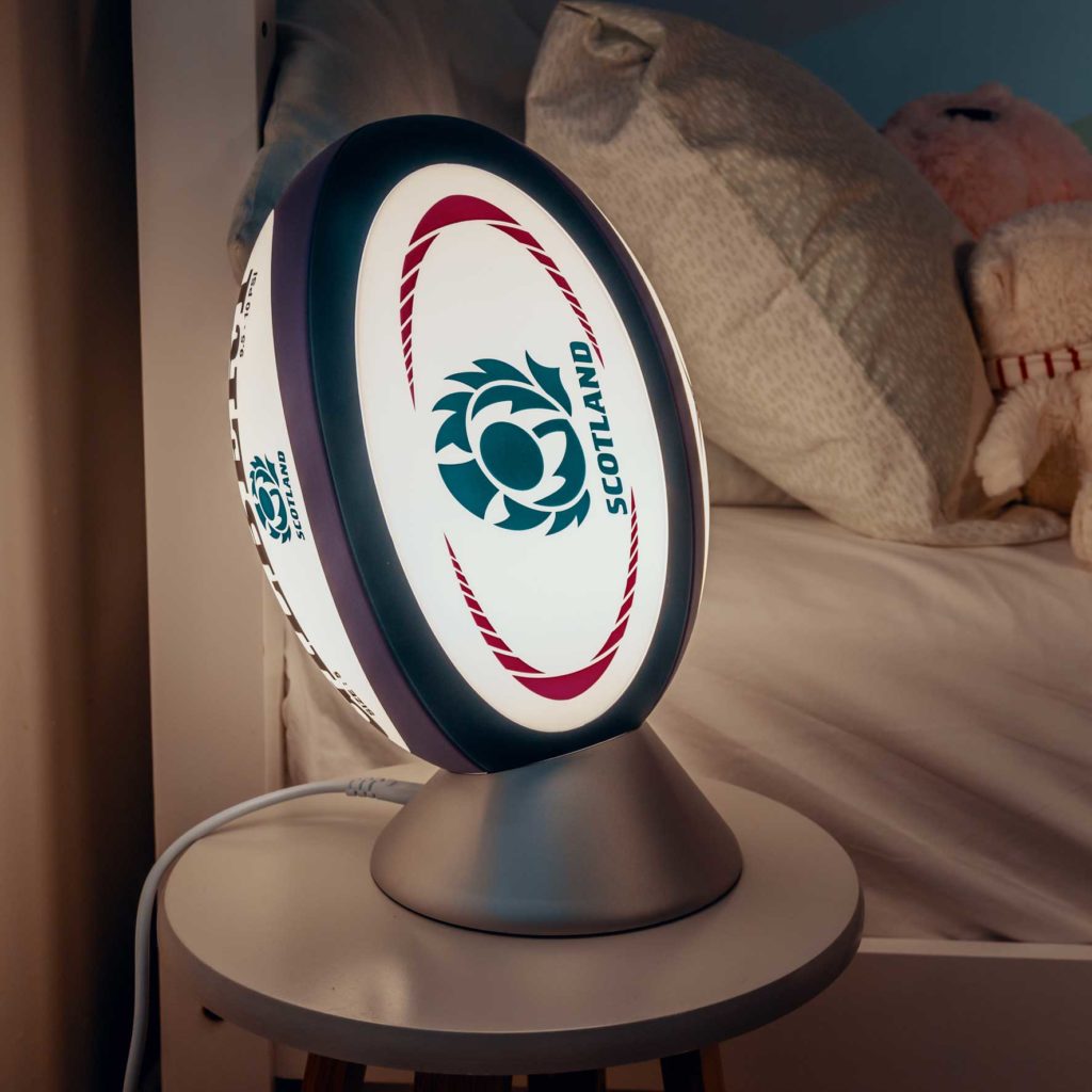 The Scottish Rugby Ball Light - The Perfect Gift for a Rugby Fan