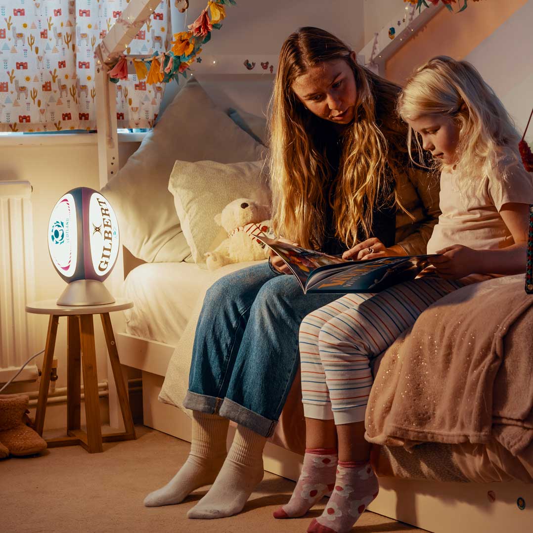 England Rugby Present - Ideal For English Fans - Rugby Ball Light