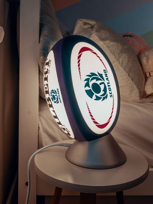 About Rugby Ball Light - The Rugby Ball Light