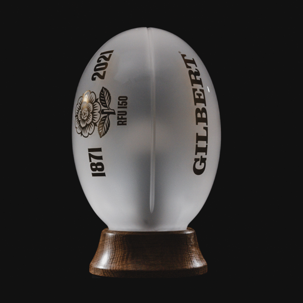 Crystal Rugby Ball Light 150th Anniversary - A Perfect Rugby Gift